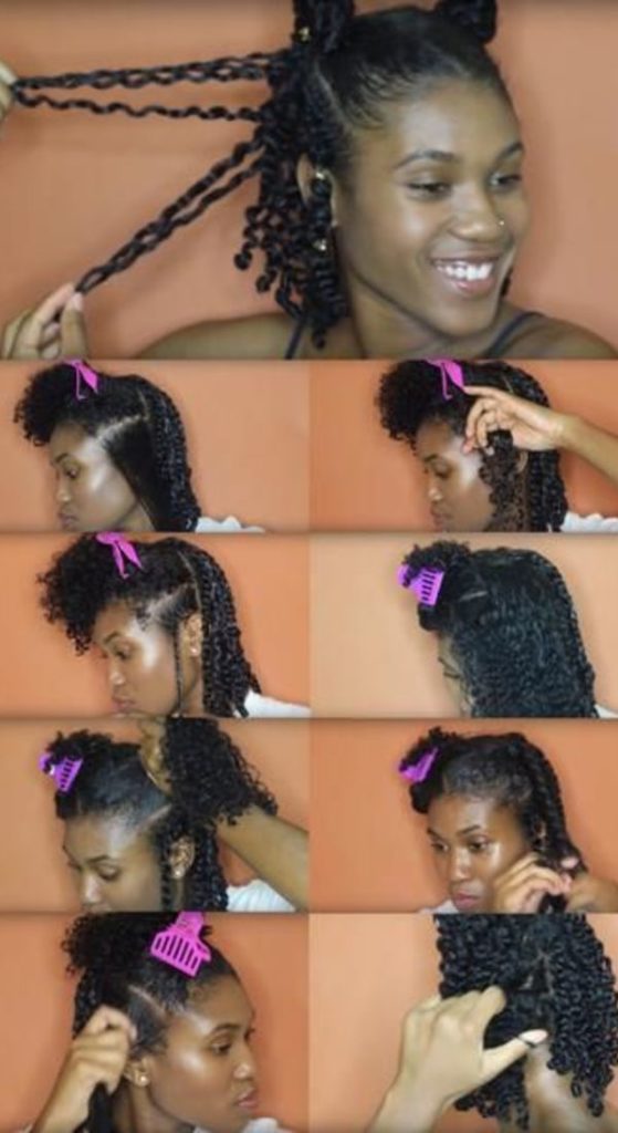 55+ Kinky Twist Braids Hairstyles with Pictures (2020 Trends)
